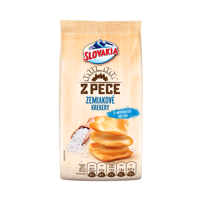 Slovakia Z Pece zemiakové krekery s morskou soľou – Slovakia Chips